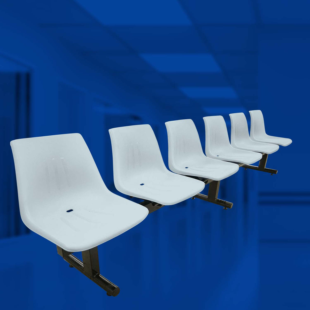 6 Seater Gang Chair | Uratex Business